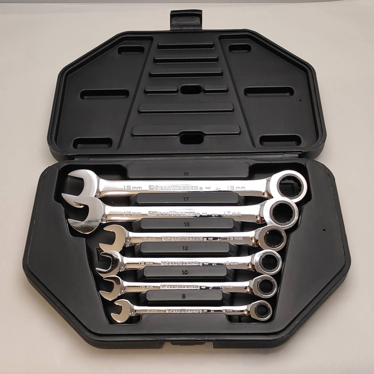 SIGNET シグネット GEAR WRENCH ギアレンチ 6本セット 8 19mm ラチェット コンビネーションレンチ 34208 ...