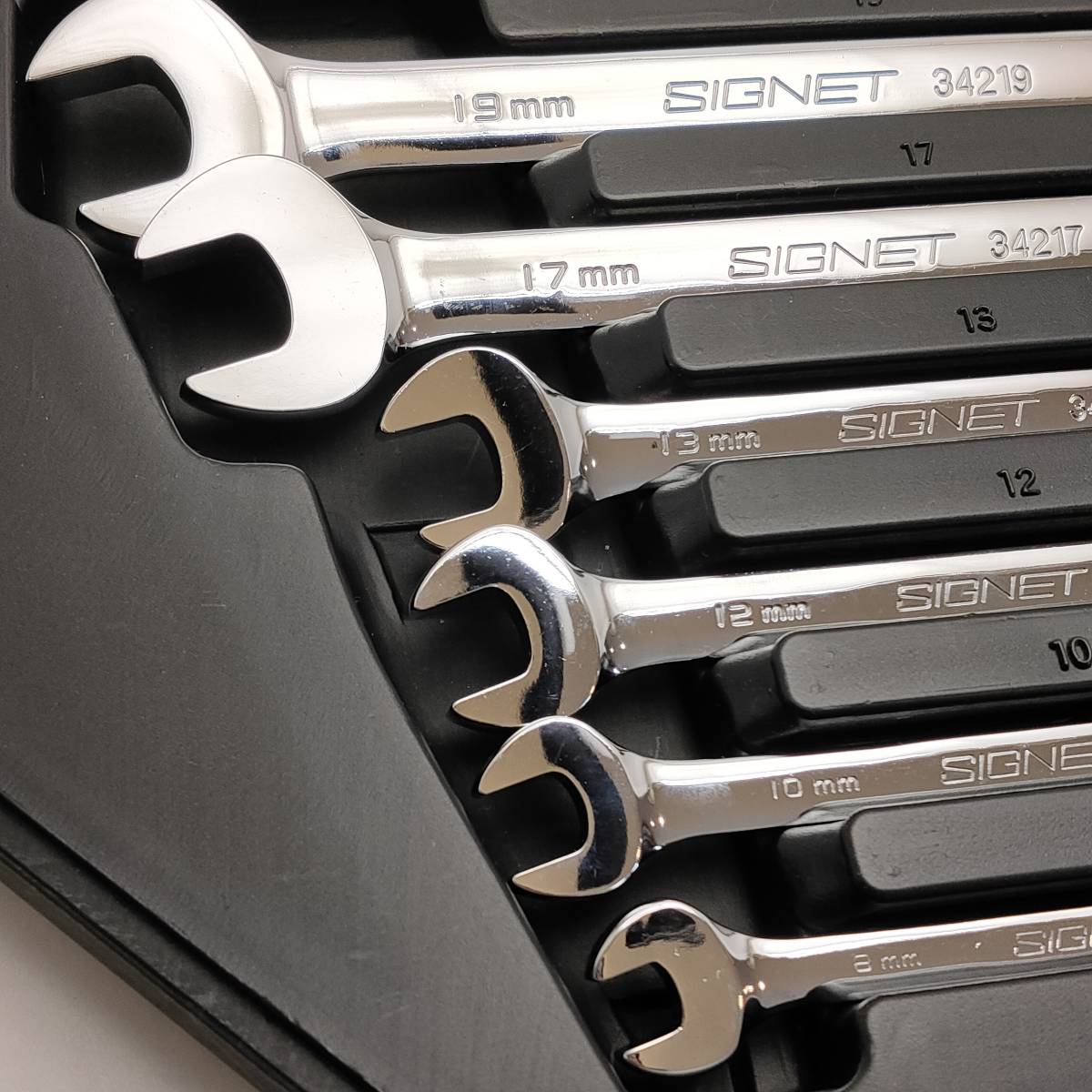 SIGNET シグネット GEAR WRENCH ギアレンチ 6本セット 8 19mm ラチェット コンビネーションレンチ 34208 ...