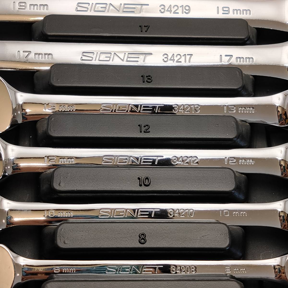 SIGNET シグネット GEAR WRENCH ギアレンチ 6本セット 8 19mm ラチェット コンビネーションレンチ 34208 ...