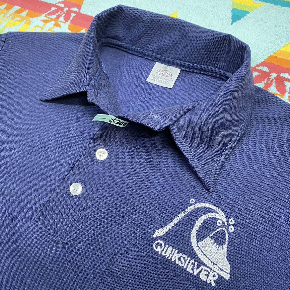 激レア70sビンテージMADE IN USAクリーニング済78年製旧ロゴQUIKSILVERクイックシルバーSTEDMAN Tagシングル ...