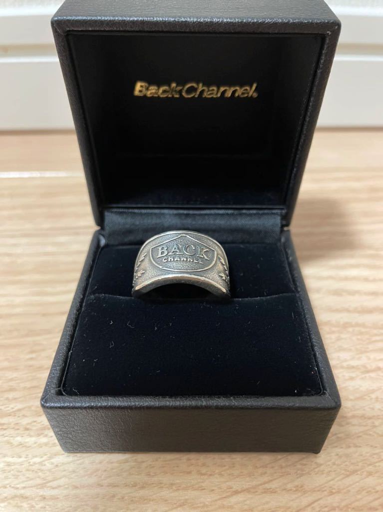 Back Channel BLUNT LABEL RING バックチャンネル 極 リング 指輪 SILVER 19号 シルバー(ナイトレイド ...