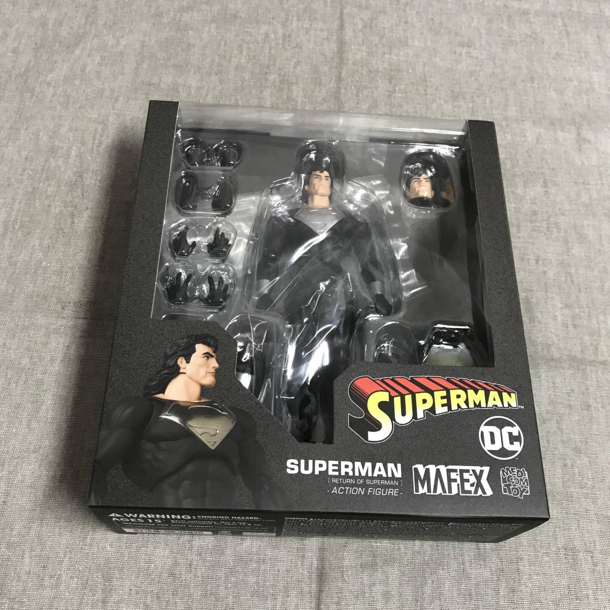 MAFEX マフェックス No.150 SUPERMAN スーパーマン RETURN OF SUPERMAN 全高約160mm 塗装済み ...