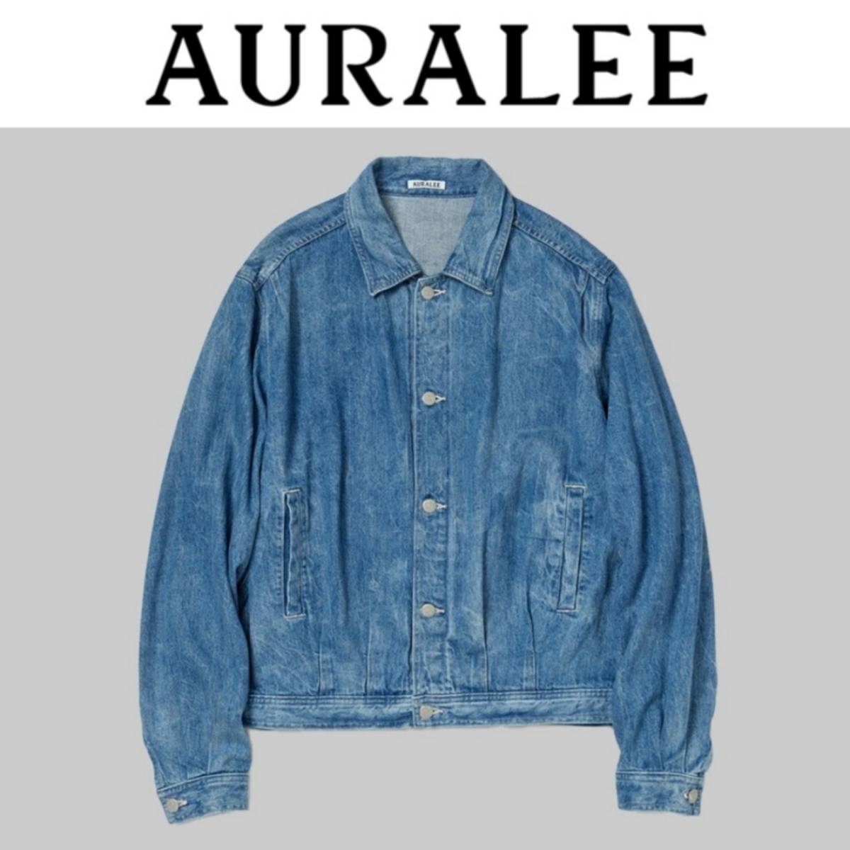 22SS AURALEE Gジャン 1 SELVEDGE FADED LIGHT DENIM BLOUSON A22SB03DE デニムジャケット レディースサイズ 星野源(Mサイズ)｜売買さ ...