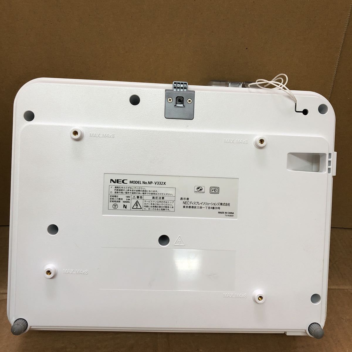 3 NEC プロジェクターNP-V332X ランプ使用3297時間 2016年製 本体のみ(本体)｜売買されたオークション情報、yahooの商品情報をアーカイブ公開 - オークファン ...