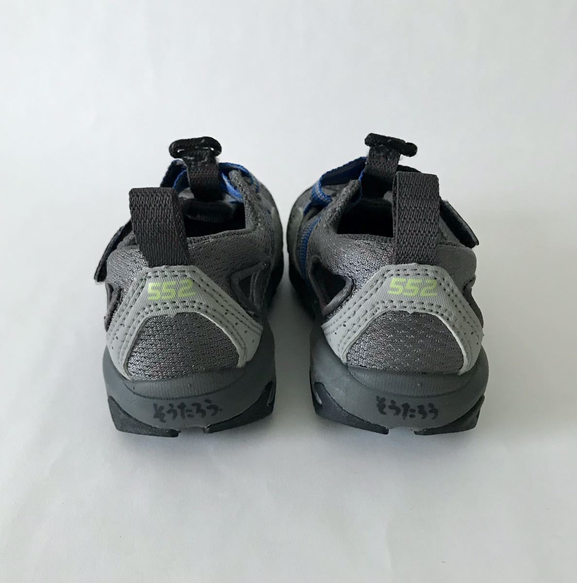new balance/ニューバランス キッズ 552 サンダル 14cm グレー ジュニア シューズ 海 夏(14cm～)｜売買された ...