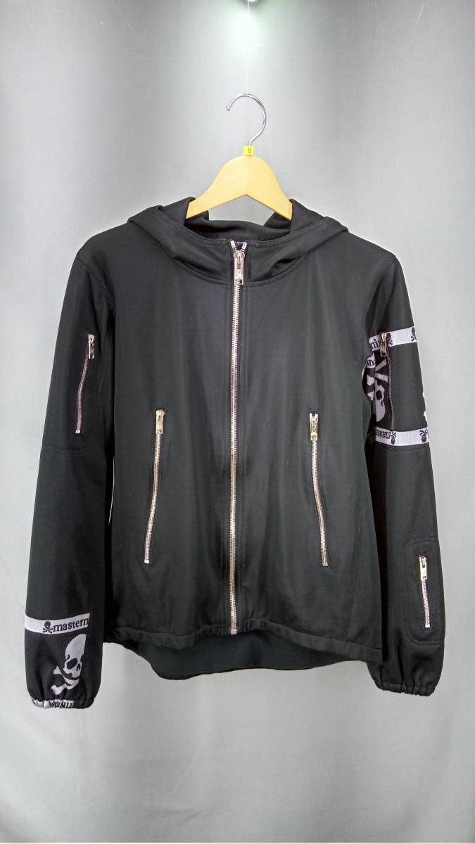 Mastermind JAPAN マスターマインド ジャパン パーカー ジャケット スリーブロゴ 裏地メッシュ 骸骨 日本製 サイズS ...