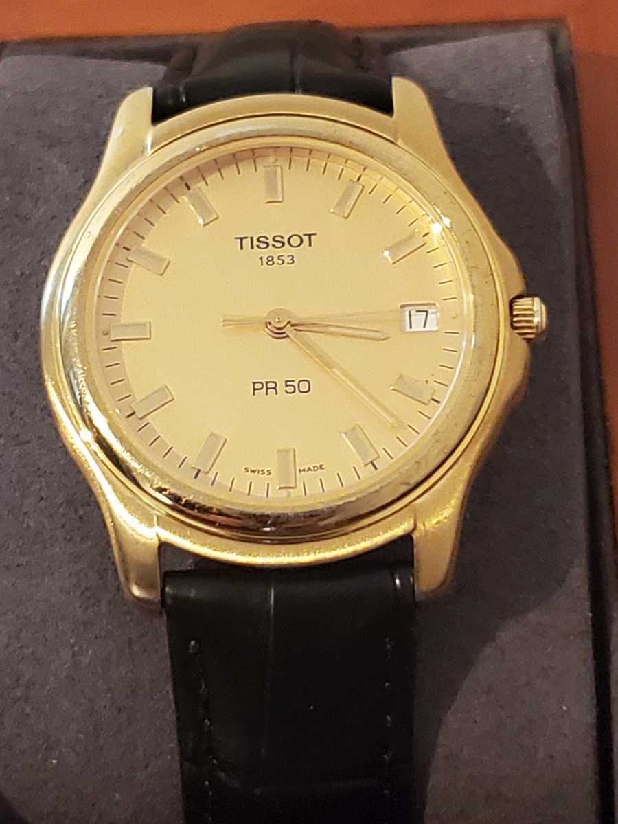 1円〜 稼動品 TISSOT ティソ PR50 クォーツ メンズ腕時計 cal ETA 955.112(ティソ)｜売買されたオークション情報、yahooの商品情報をアーカイブ公開 ...