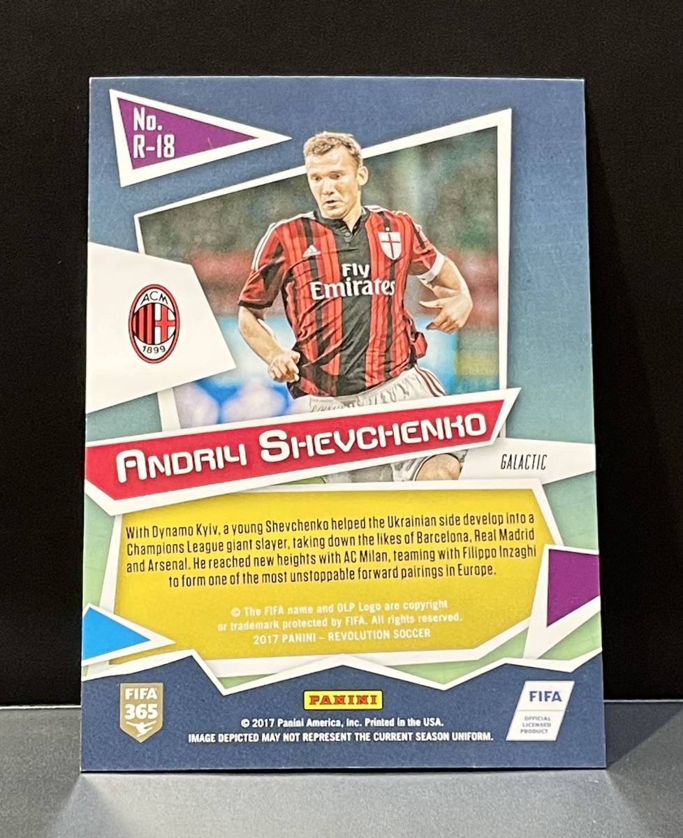 Andriy Shevchenko 2017 Panini Revolution Revolutionaries Galactic ...