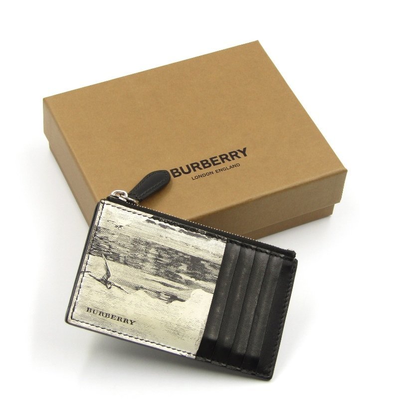 BURBERRY バーバリー コインカードホルダー 8005941 MS ALWYN NHH LANDSCPAE PRINT ミニ財布 ...