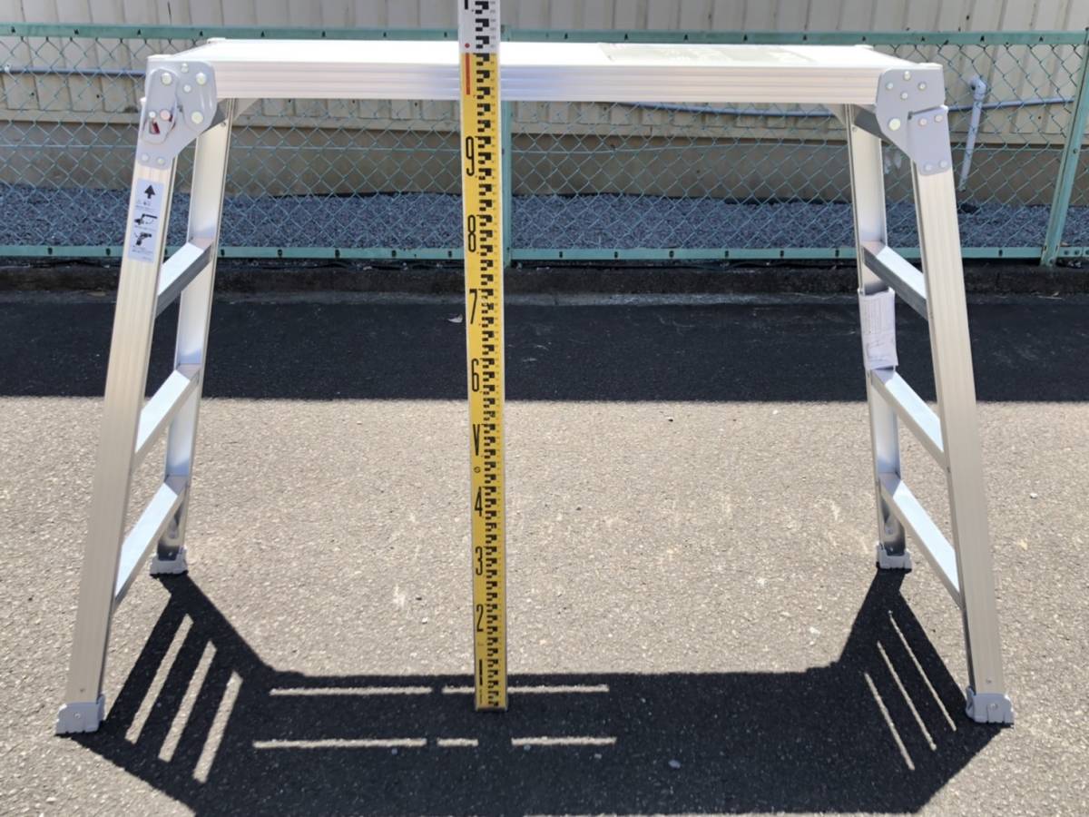 42531 Hasegawa ハセガワ アルミ足場台 DRX-1098C スタンダードタイプ 天板寸法100x30cm 天板高さ0.98m 作業台 a0724-6-3B(足場台、足場板)｜売買 ...