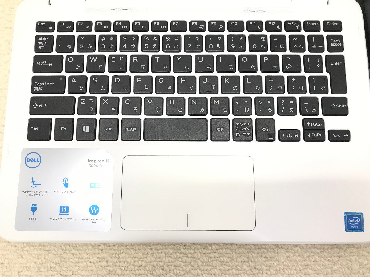 1円 ジャンク DELL デル Inspiron 11 3000 P25T Celeron N3060/メモリ4GB/BIOS起動 ...