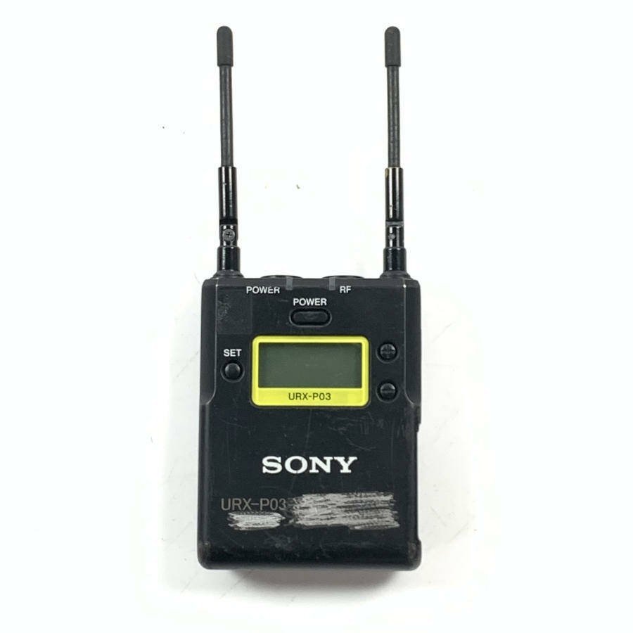 SONY URX-P03 UHF ソニー プロオーディオ ダイバシティー受令器 現状品 TB(レコーディング、PA機器)｜売買された ...