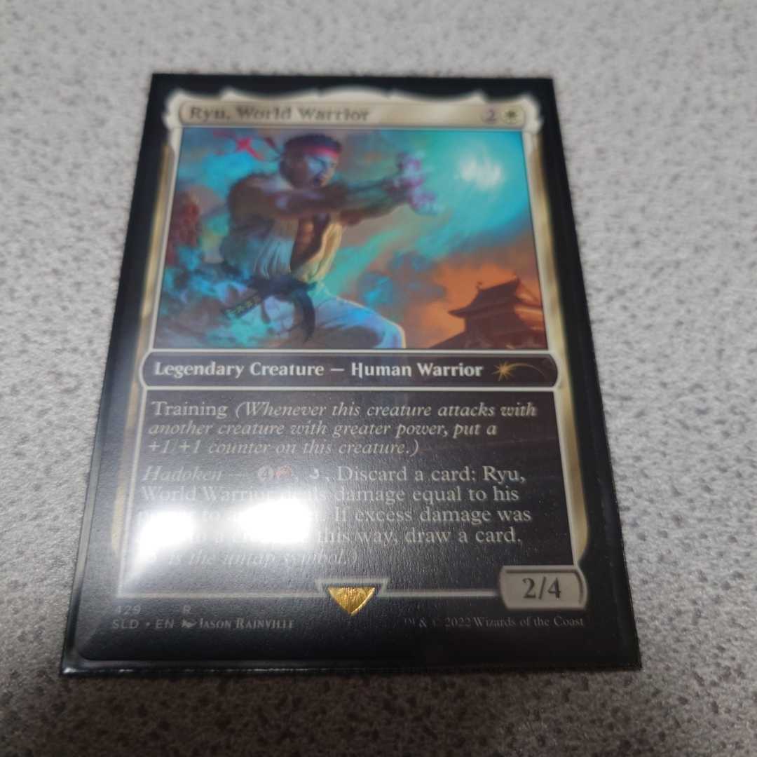 MTG SLD Ryu World Warrior 英語 一枚 Secret Lair シークレットレイヤー ストリートファイター(白)｜売買 ...