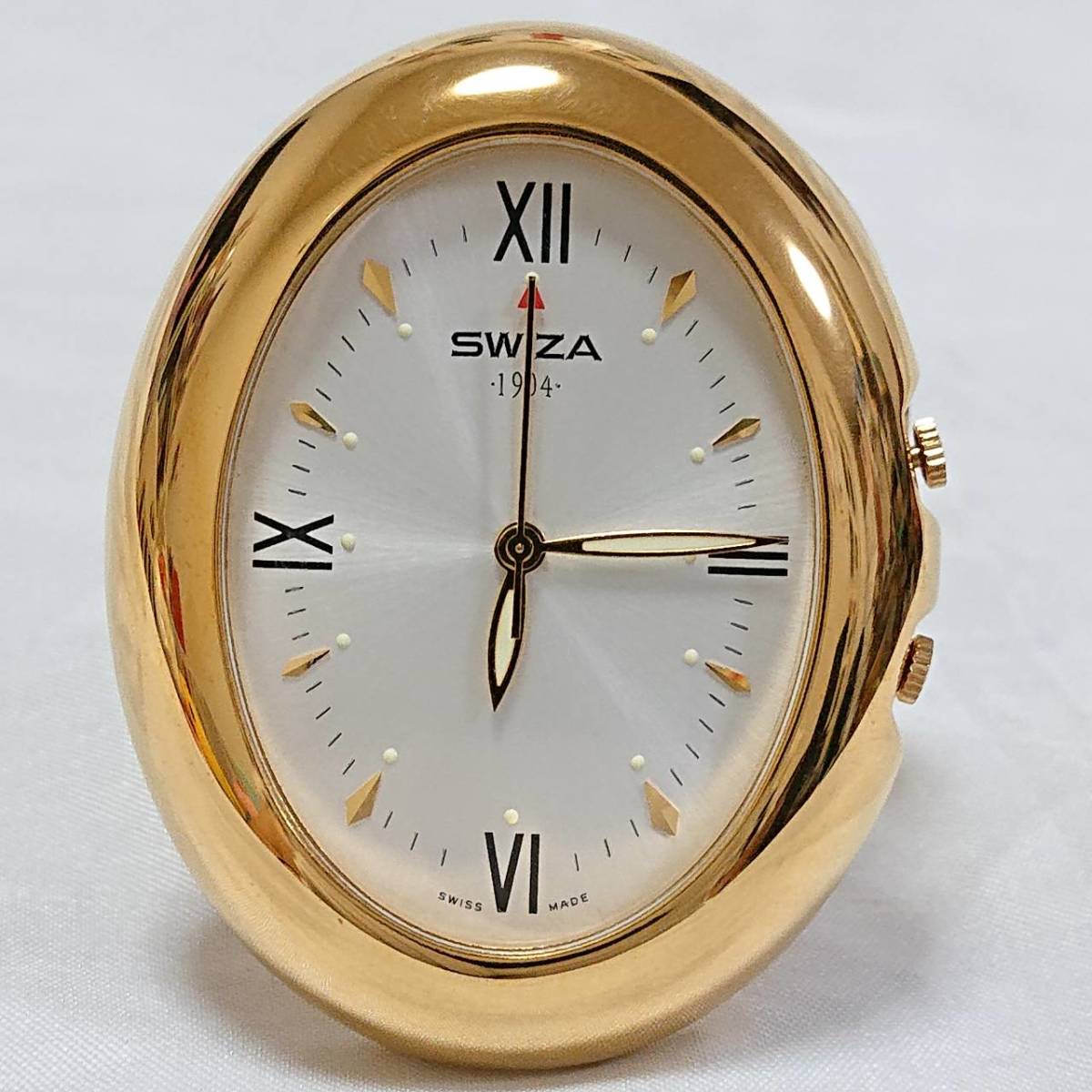 1円スタート 品 SWIZA スウィザ 置時計 スイス製 96.2826-003 トラベルウォッチ コレクション アラーム 管理№④(一般 ...