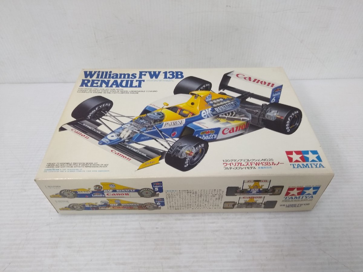 未組立 TAMIYA タミヤ Williams FW-13B RRENAULT ウイリアムズ ルノー プラモデル 20330404 ...