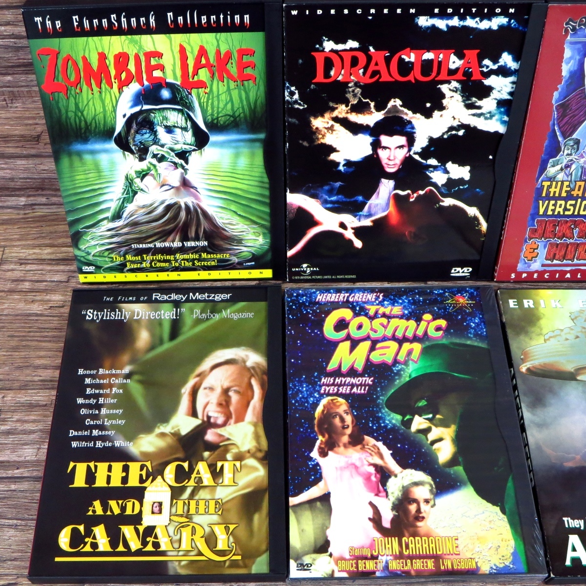 HORROR ZOMBIE 北米版DVD6点 US盤 Region1 /Jekyll&Hide/The Cat and the Canary ...