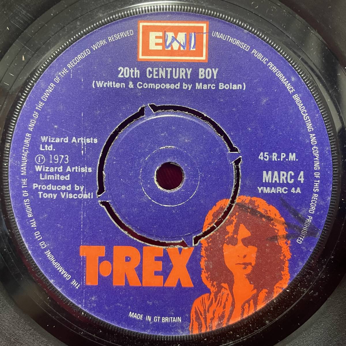 UKorg7”s T. REX 20TH CENTURY BOY/FREE ANGEL(T.Rex)｜売買されたオークション情報、yahooの ...