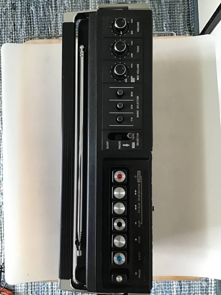 カセット ラジオOK 品 ナショナル ＜音のMAC＞ RQ-552 ベルト交換＆クリーニング済み ワイヤレスマイク付属(ラジカセ)｜売買された ...