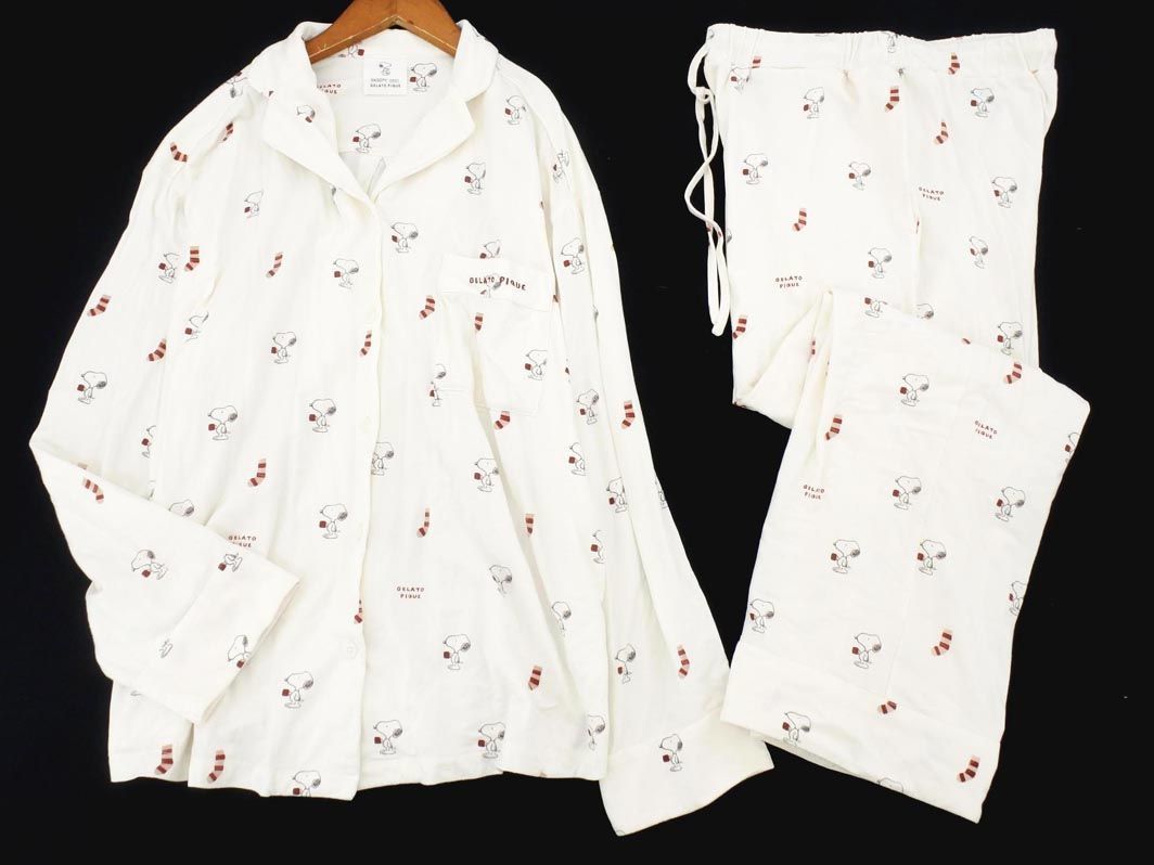 ジェラートピケ スヌーピー パジャマ ルームウェア sizeONE/白x赤 chb5 レディース(ジェラートピケ)｜売買されたオークション情報 ...