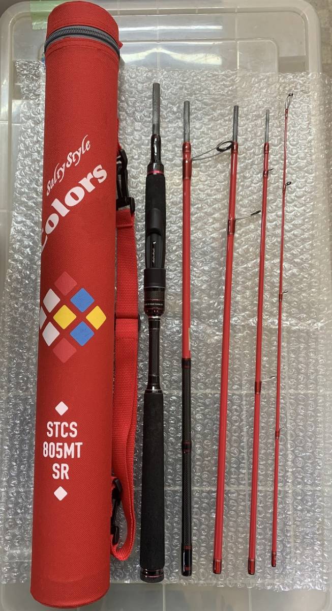 Abu Garcla アブガルシア ソルティスタイル カラーズ STCS-805MT-SR 5ピース 竿 釣り具 レッド ケース付き(アブガルシア)｜売買されたオークション情報、yahooの ...