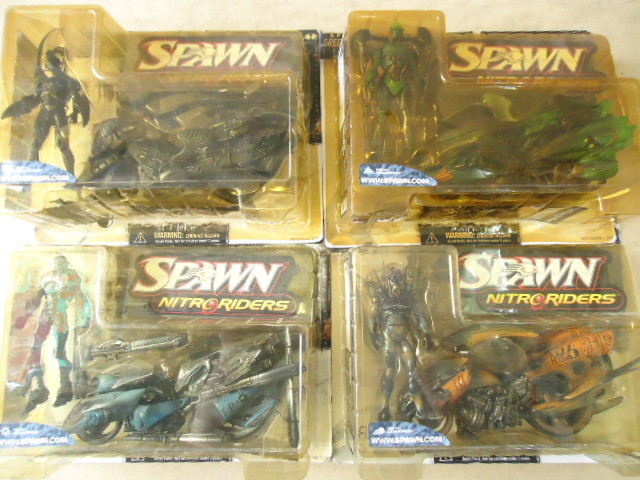 SPAWN NITRO RIDERS スポーン ニトロライダー 各種 4種 まとめて セット(スポーン)｜売買されたオークション情報、yahooの商品情報をアーカイブ公開 - オークファン ...