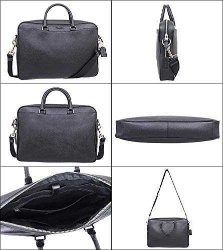 コーチ COACH バッグ ビジネスバッグ F68030 ブラック ベケット クロスグレーンレザー スリム ブリーフ ケース メンズ ...