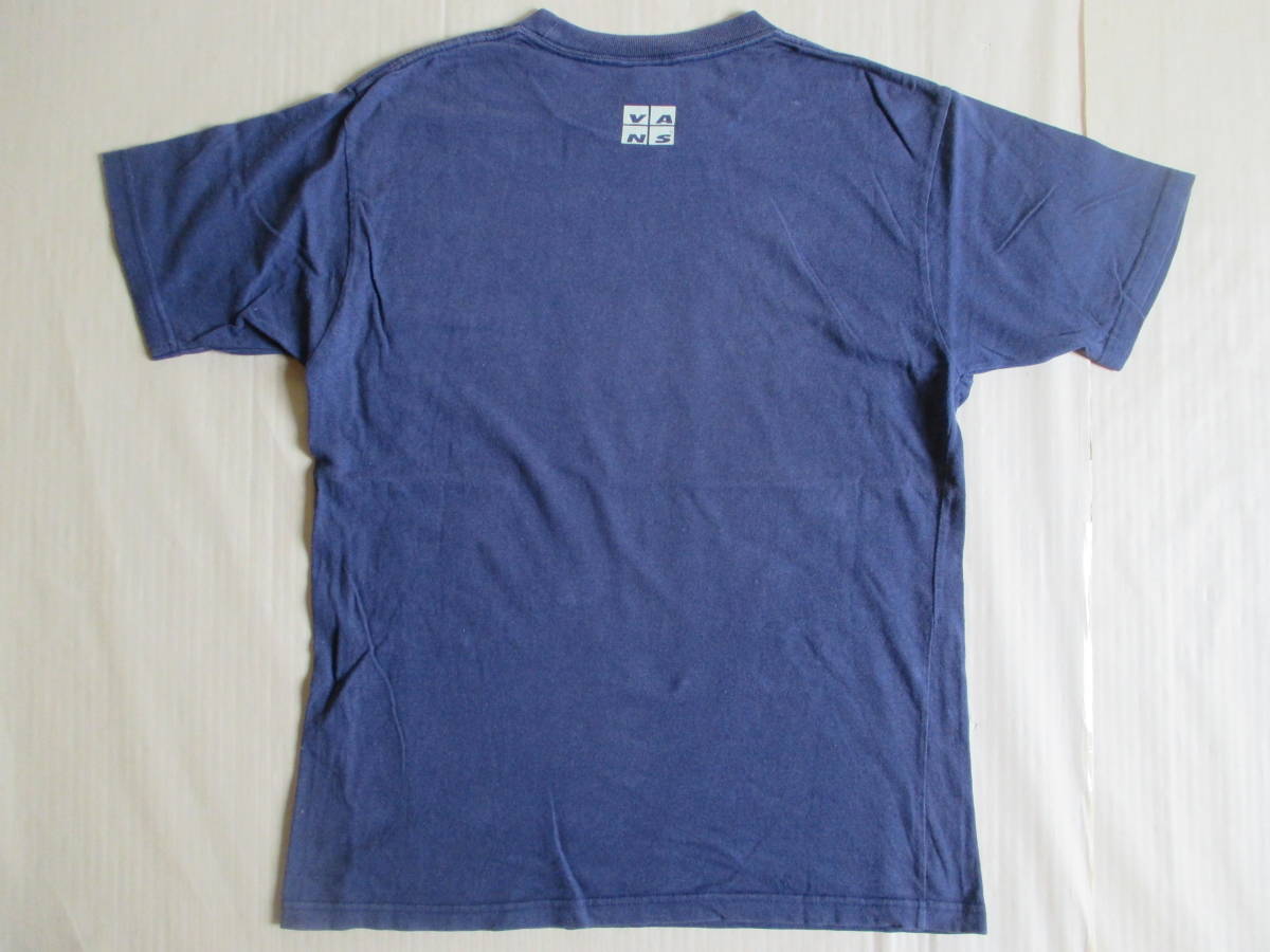 送料180円 VANS バンズ 半袖 ロゴ プリント Tシャツ 紺 M 身幅51cm(トップス)｜売買されたオークション情報、yahooの商品情報をアーカイブ公開 - オークファン ...