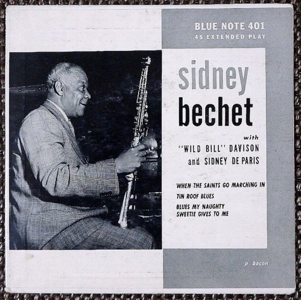 Sidney Bechet The Fabulous Sidney Bechet US-BLUE NOTE 401 mono 廃盤EP(ジャズ ...
