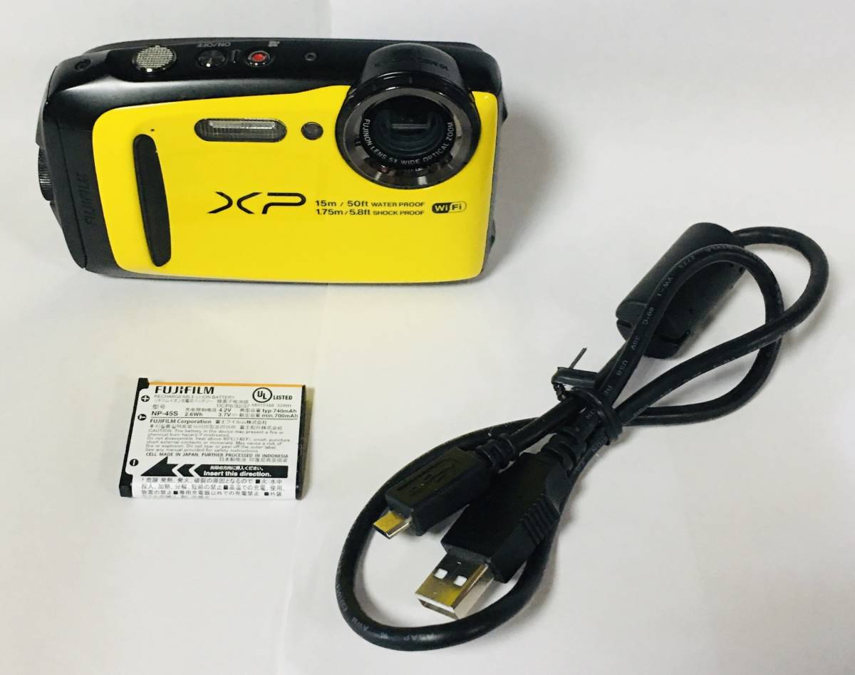 防水 耐衝撃 耐寒 防塵 FUJIFILM デジタルカメラ FinePix XP90 イエロー(富士フイルム)｜売買されたオークション情報 ...