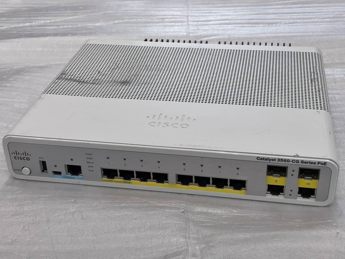 Cisco Catalyst 3560-CG Series PoE シスコ WS-C3560CG-8PC-S コンパクトスイッチ ジャンク品 ...