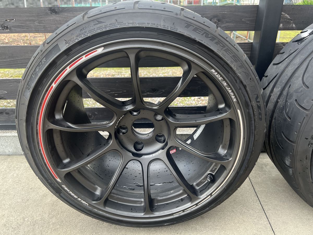 RAYS ZE40 TIME ATTACK II 18インチ12J＋19 5H - 114.3 2本 VITOUR V-02R 295 ...