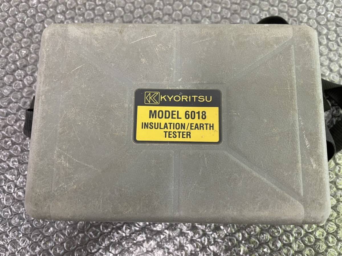 J269553 094 -604/MT5000 名古屋 KYORITSU MODEL 6018 INSULATION/EARTH TESTER ...
