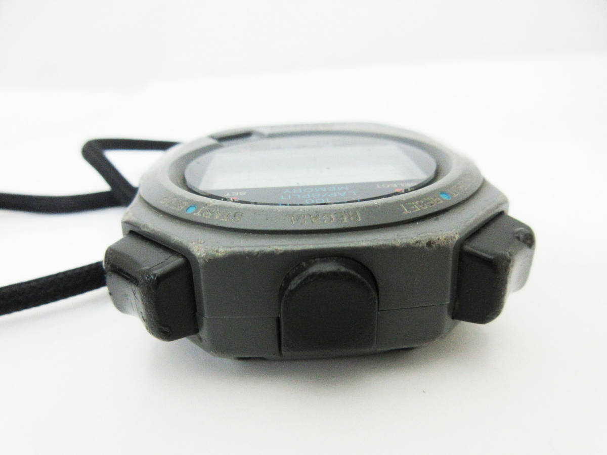 N7026 ストップウォッチ セイコー SEIKO S120-4000 10BAR 100 ラップタイム スプリットタイム MEMORY ...