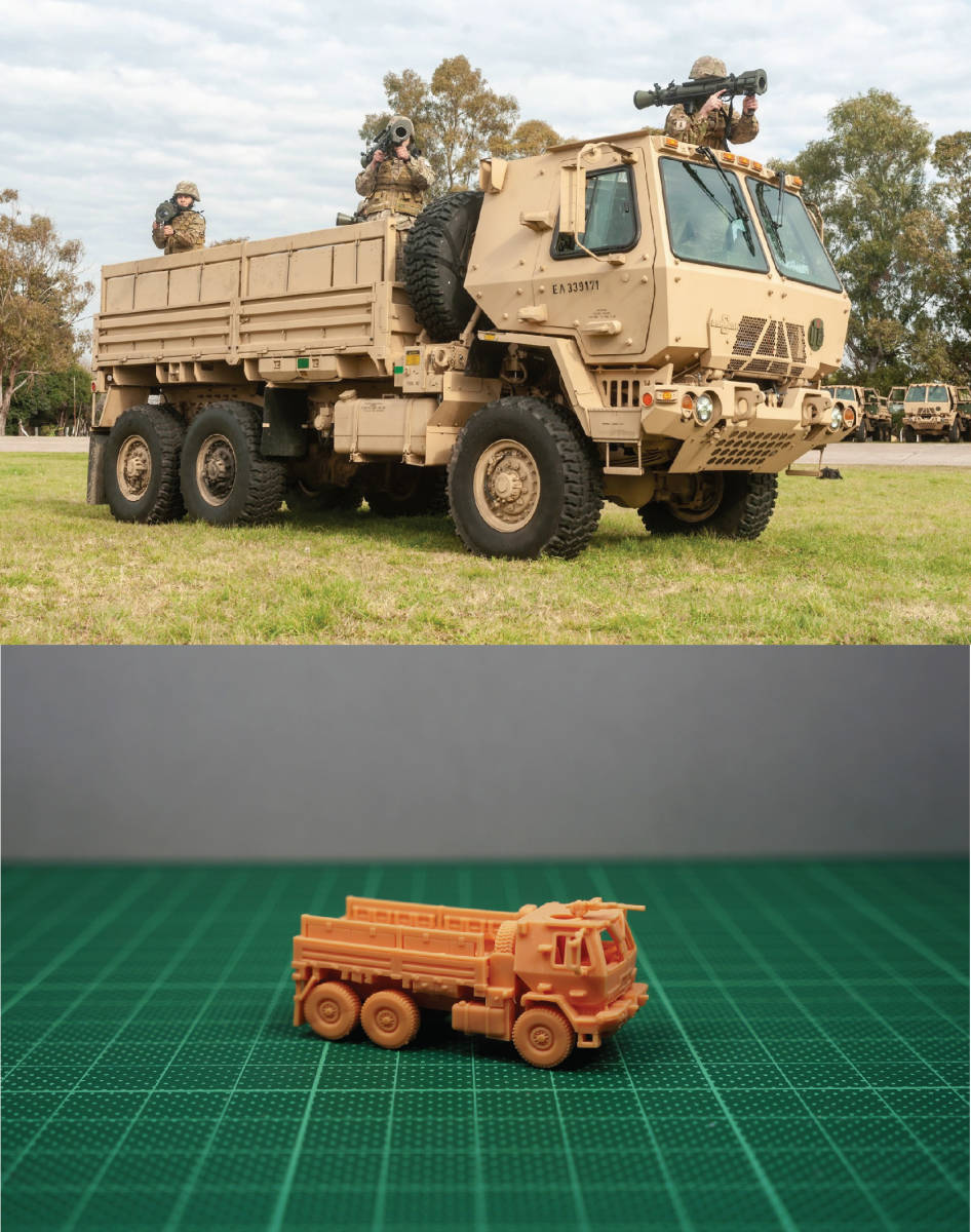 1/144 USA Oshkosh M1083A1P2 FMTV fine detail Resin Kit(ワールドタンクミュージアム ...