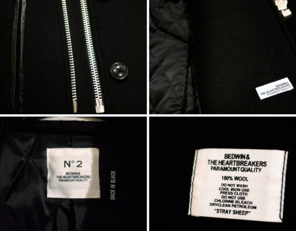 BEDWIN MARLON Pコート BLACK 2 ベドウィン 野村 テンダー 10aw(BEDWIN)｜売買されたオークション情報、yahooの商品情報をアーカイブ公開 - オークファン ...
