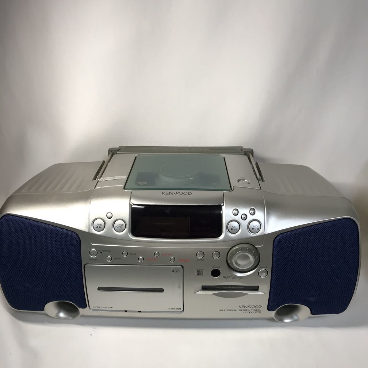 ジャンク KENWOOD MDX-J3L CD/MD/TAPE/FM.AM RADIO Rampage 動作未確認 付属品無(ケンウッド ...