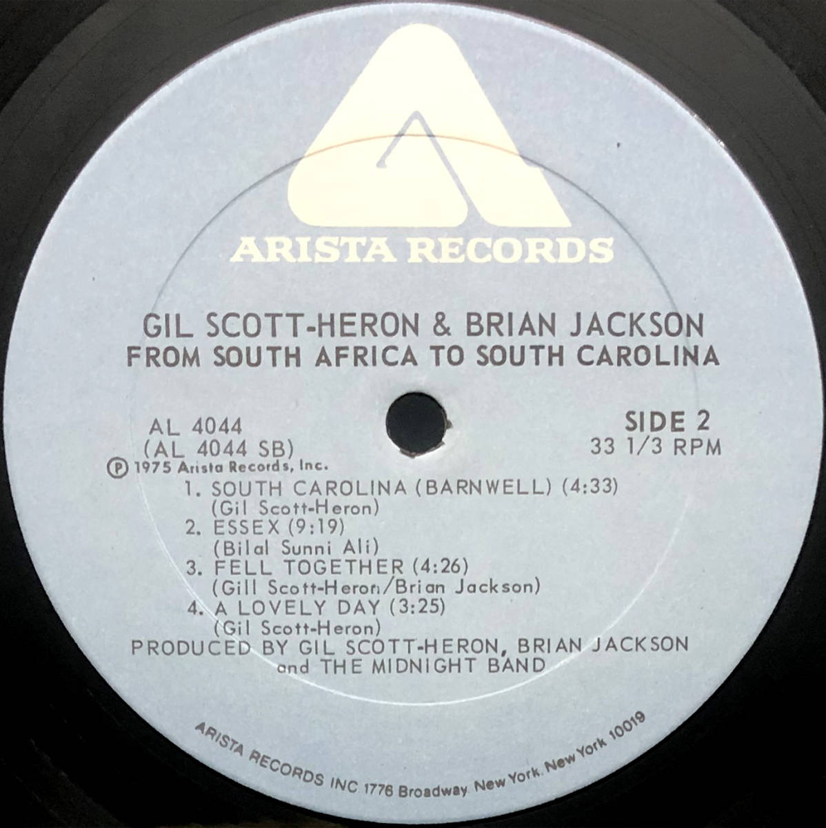 US ORIG LP GIL SCOTT-HERON AND BRIAN JACKSON/From South Africa To South ...