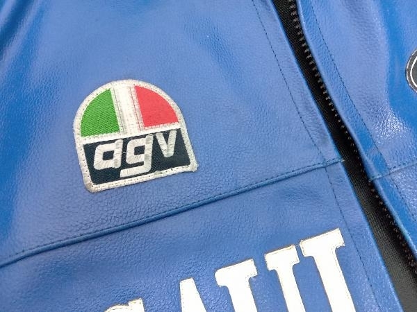 ジャケット GAULOISES racing ゴロワーズ シングルライダーズジャケット Arai HELMET agv arrow ブルー ...