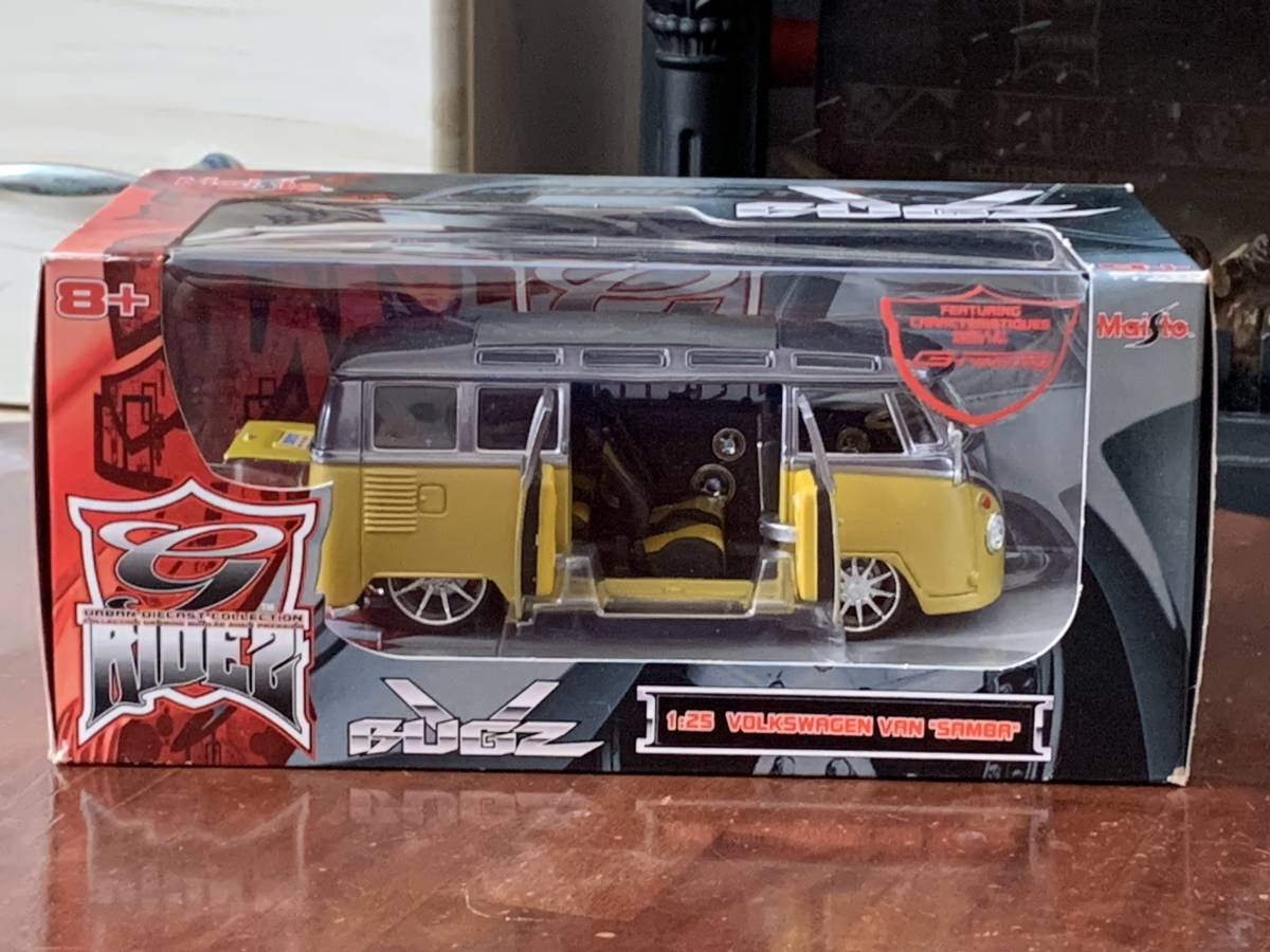 Maisto 1/25 VOLKSWAGEN VRN SAMBA SOCALVBUGS V BUGZ g RIDEZ フォルクスワーゲンバス ...