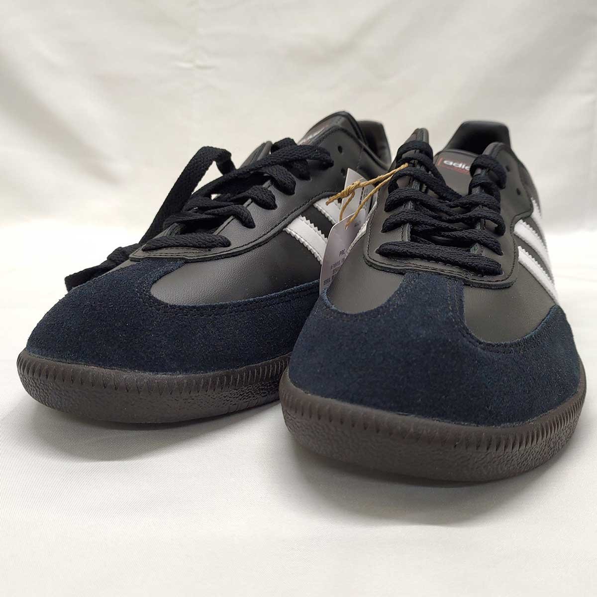 品 アディダス サンバ クラシック レザー Samba Leather スニーカー シューズ 28.5cm ブラック 019000 ...