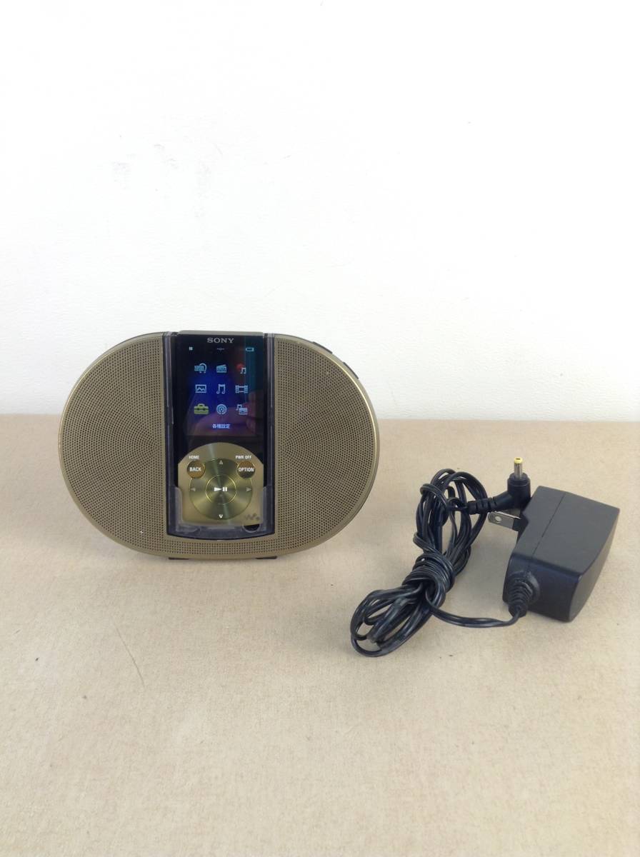 A3962 SONY/ソニー/WALKMAN/ウォークマン/NW-S744/8GB/アクティブスピーカー SRS-NWGT014S /アダプタ ...