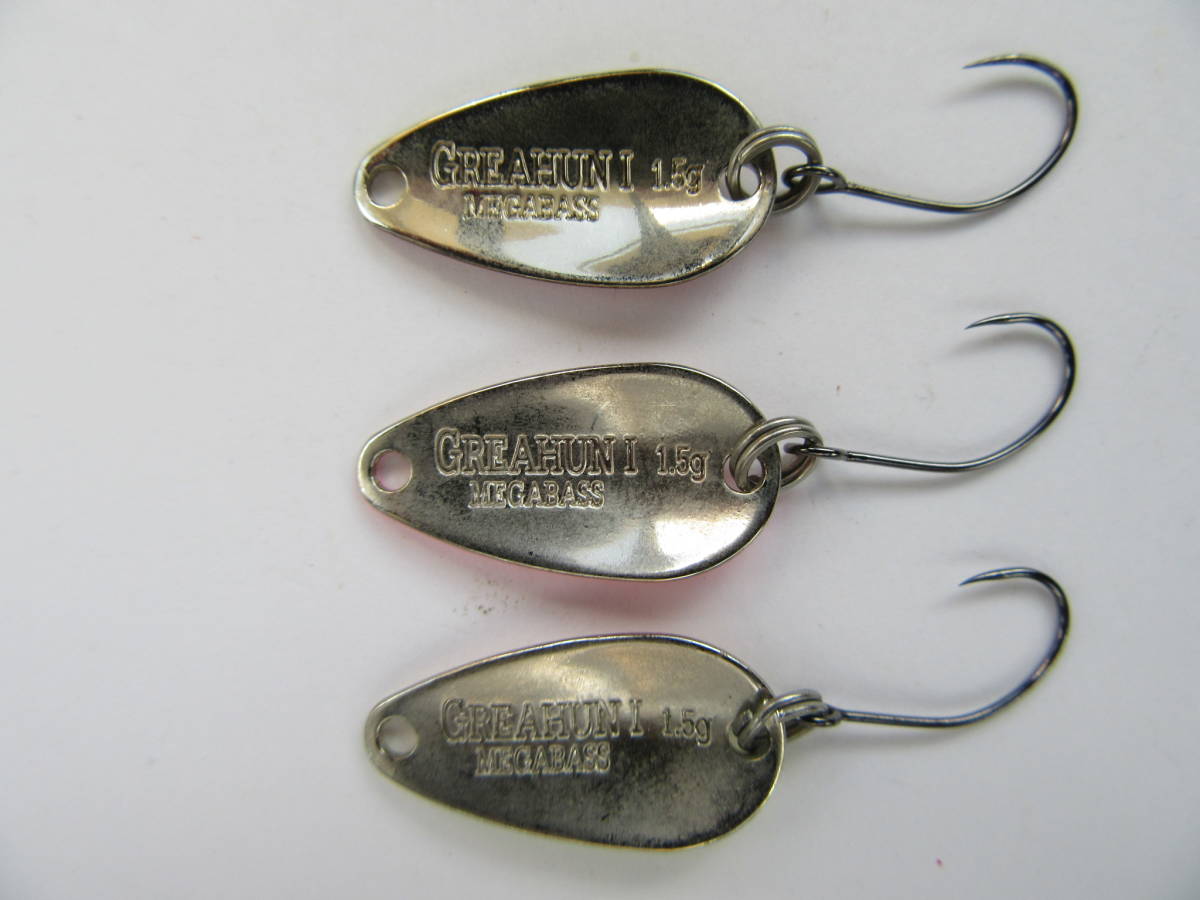 Megabass GREAT HUNTING SPOON Type-I 1.5g メガバス グレートハンティング スプーン タイプⅠ 管釣り ...