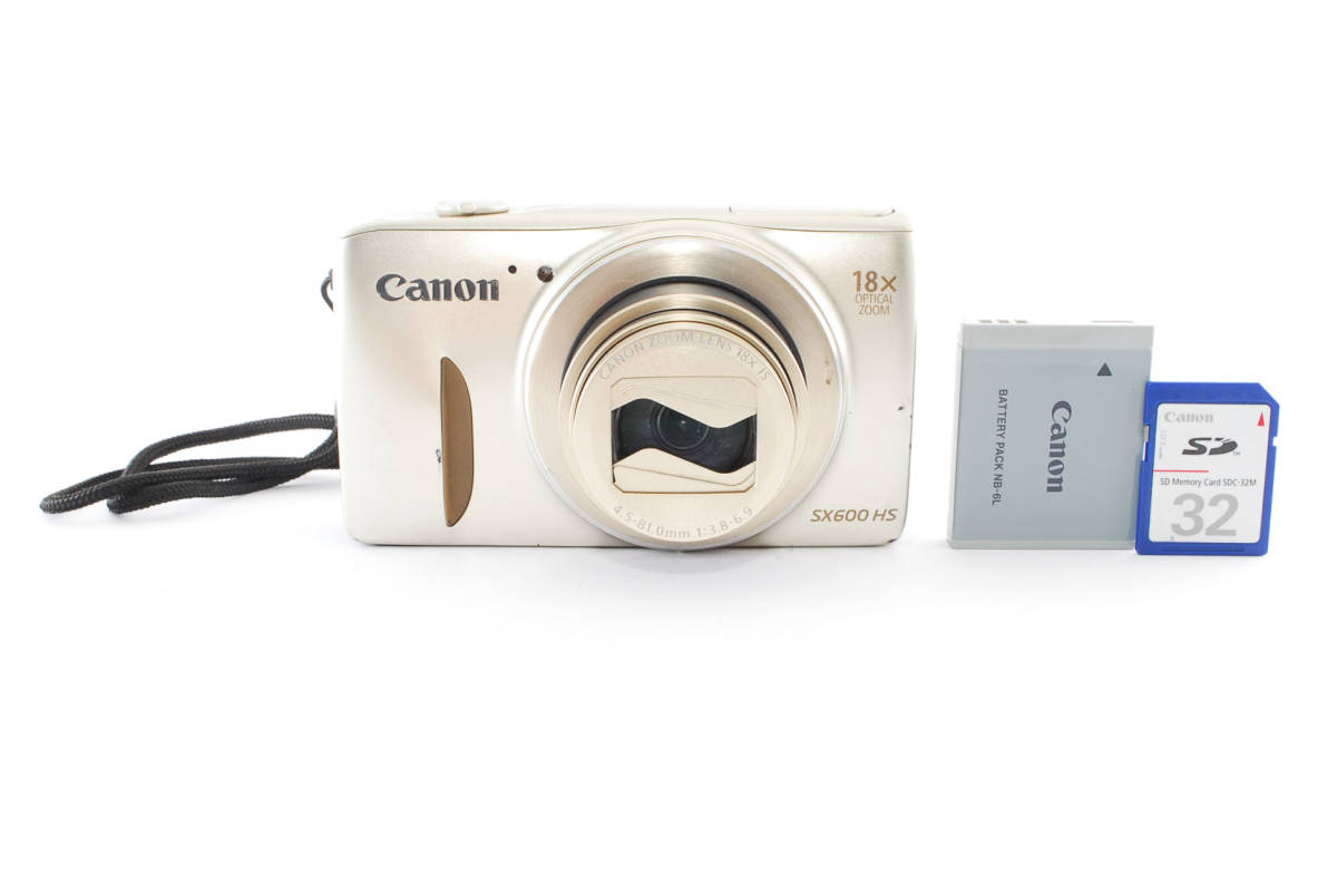 3335 Canon キャノン Power Shot SX600 HS デジタルコンパクトカメラ(キヤノン)｜売買されたオークション情報 ...