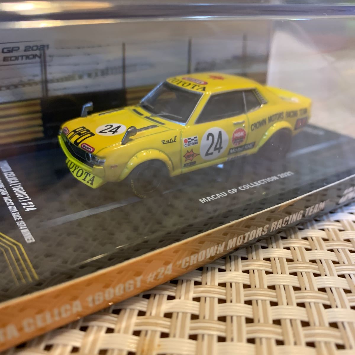 1/64 INNO イノモデル Toyota トヨタ セリカ 1600GT Crown Motors Racing Team マカオ ギア ...