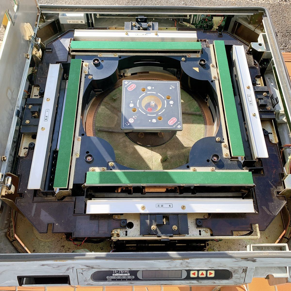 AV106 1円〜 全自動麻雀卓 センチュリー PAL M-21 麻雀牌付き マツオカメカトロニクス TENPAL 椅子付き 台 現状品(麻雀 ...