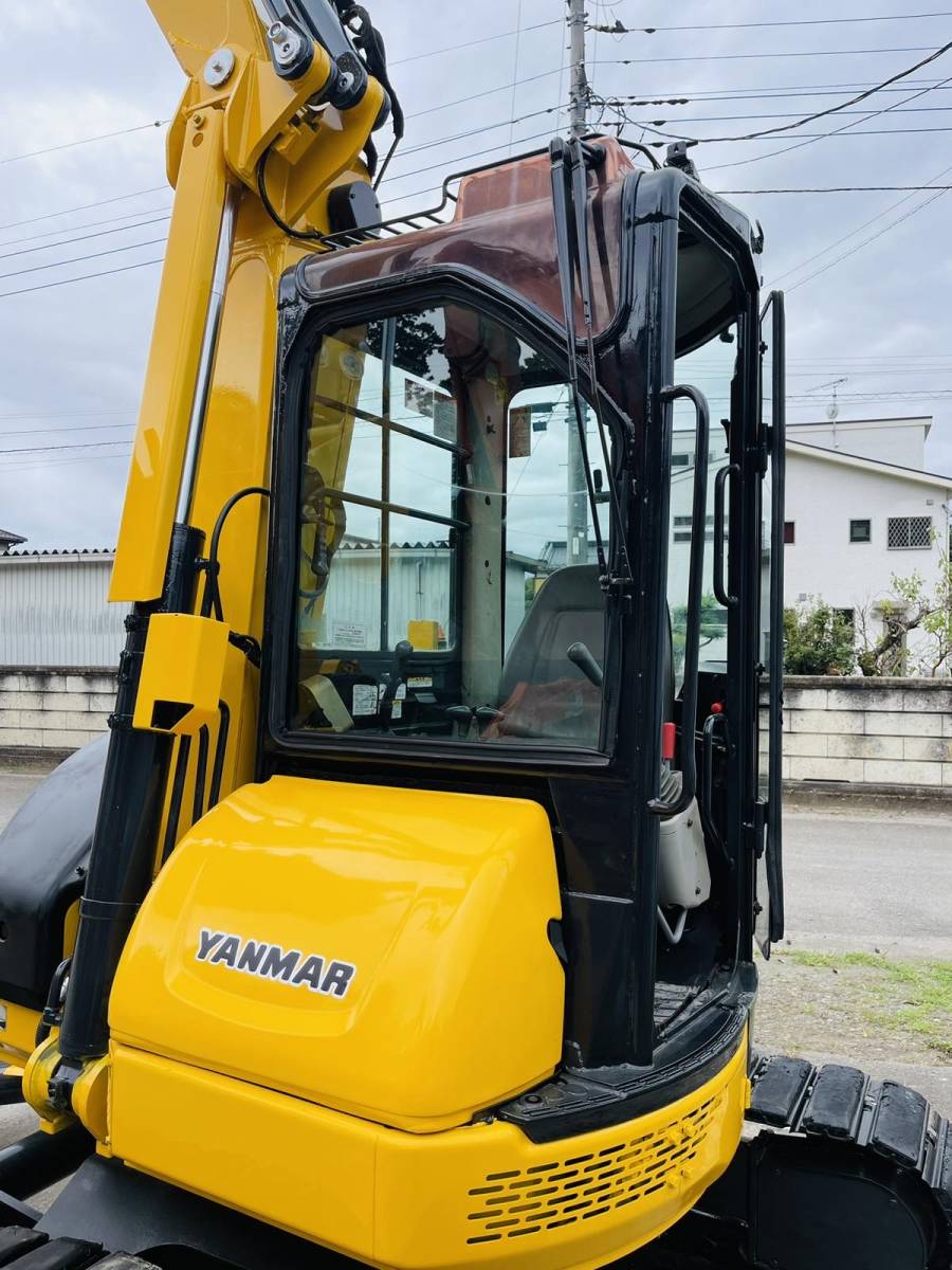 ヤンマー YANMAR B6-3A 重機 バックホー キャビン仕様 ハイスピード クレーン マルチ付(建設機械、重機)｜売買されたオークション ...