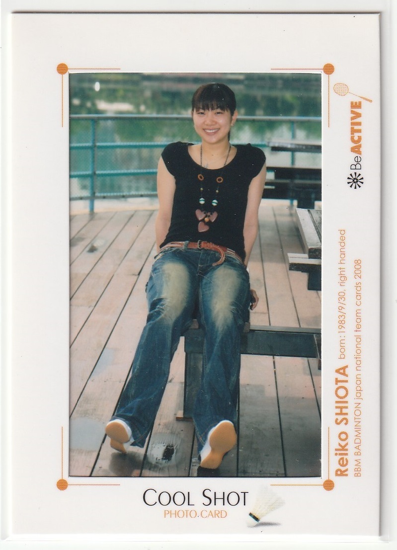 潮田玲子 2008 BBM バトミントン日本代表- Be ACTIVE- フォトカード /60 /私服(その他)｜売買されたオークション情報、yahooの商品情報をアーカイブ公開 ...