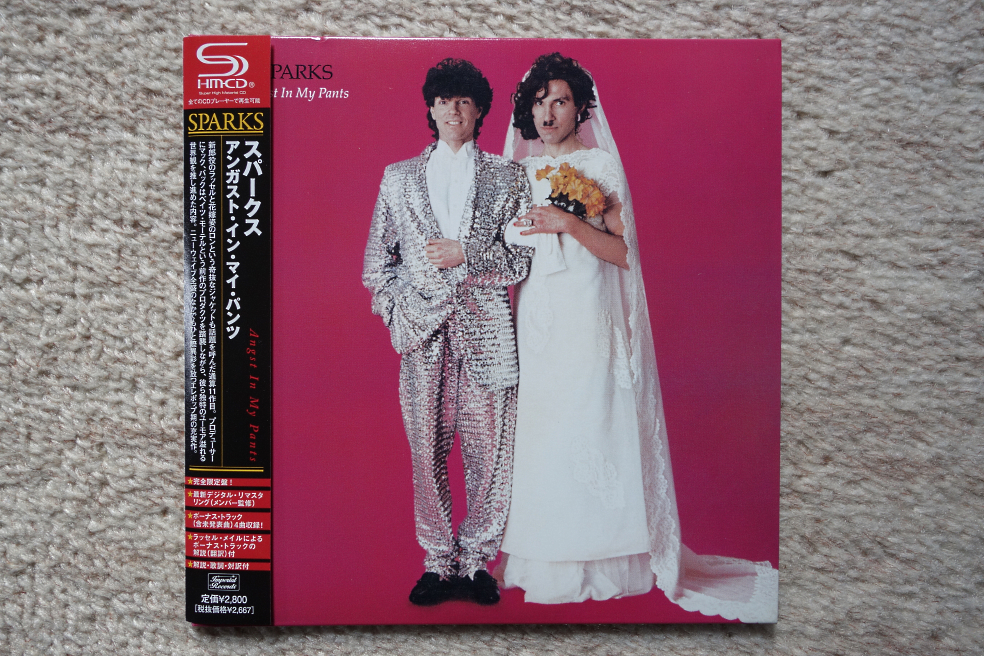 Sparks / Angst In My Pants 国内盤 帯付き 完全限定 紙ジャケ 高音質 SHM-CD スパークス デジタルリマスター ...