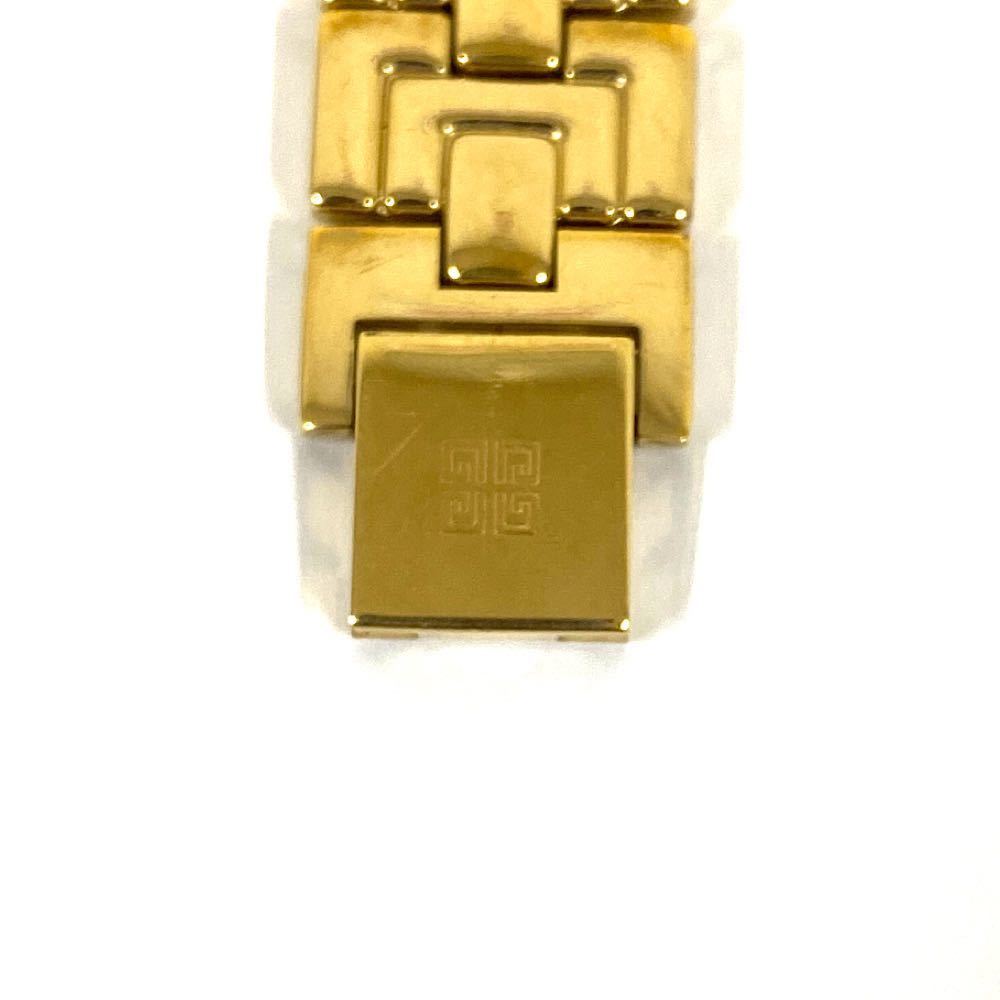 GIVENCHY ジバンシー ジバンシイ CAPITOL REG MODEL メンズ腕時計 ゴールド ブラック クォーツ クオーツ スクエア2針(ジバンシイ)｜売買されたオークション情報 ...