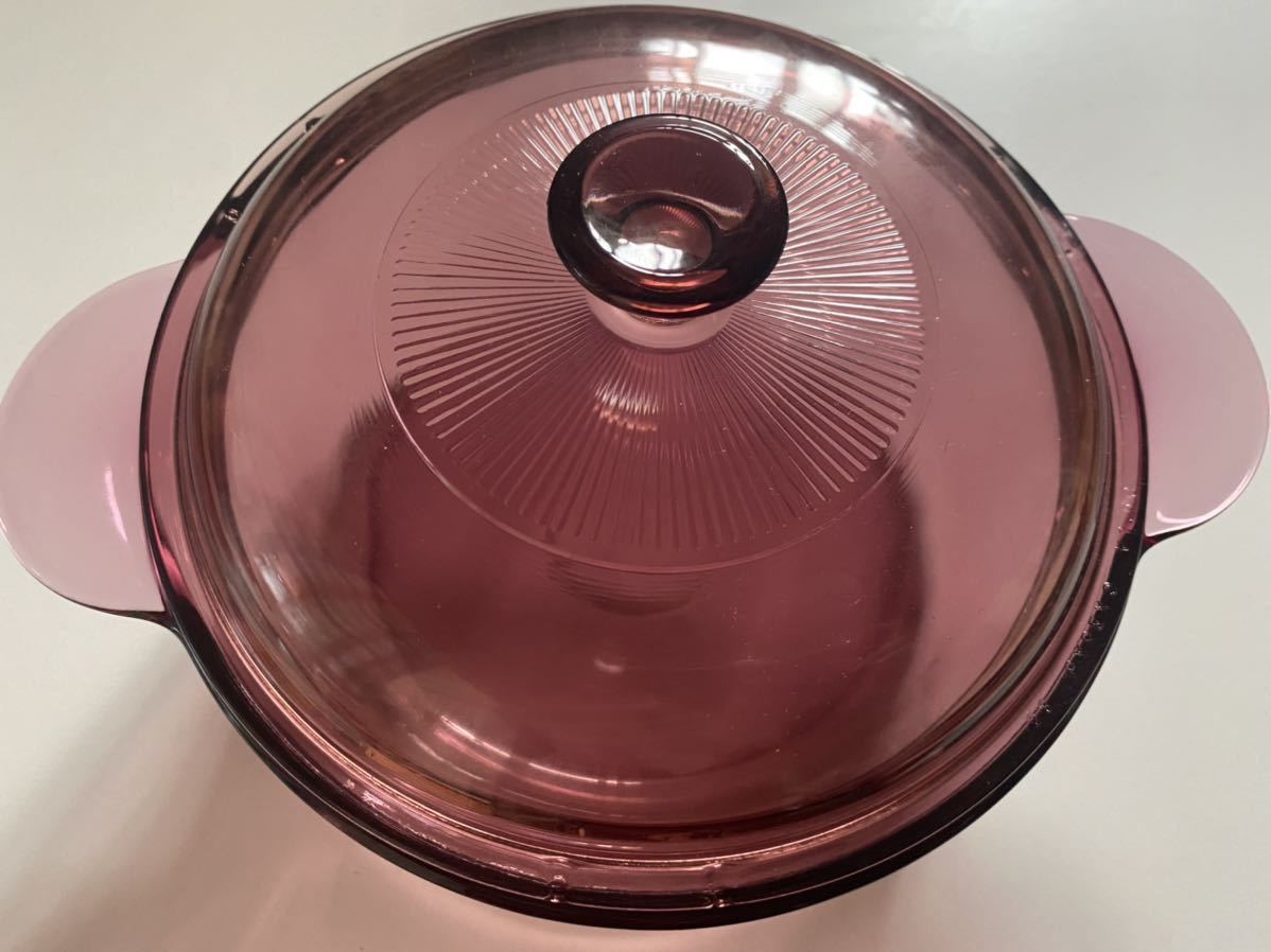 超耐熱ガラス食器 VISION 岩城硝子 耐熱ガラス鍋 昭和レトロ クランベリー 1.5リットル TBK-CB15 CORNING PYREX(両手鍋)｜売買されたオークション情報、yahoo ...